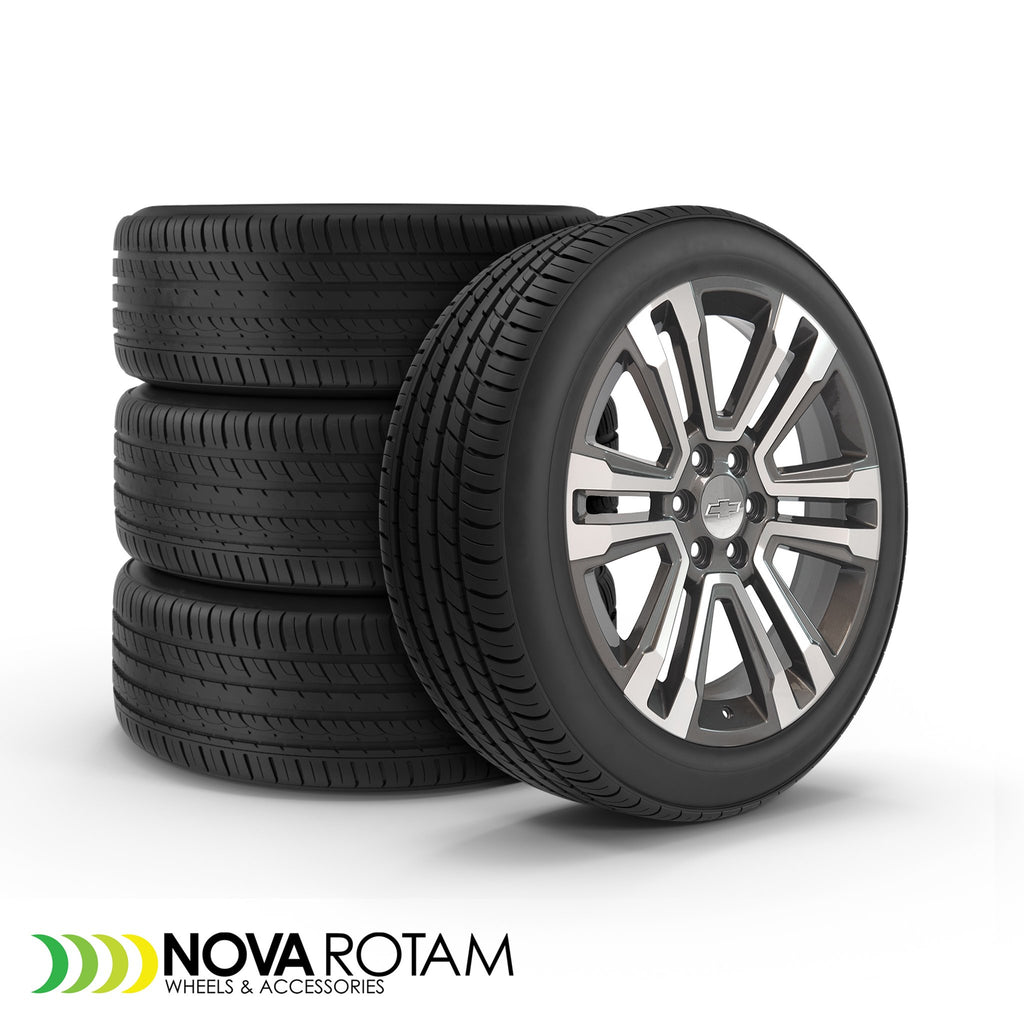 24" Replica Wheel Fits GMC Yukon Sierra Denali | Chevy Silverado Tahoe ...