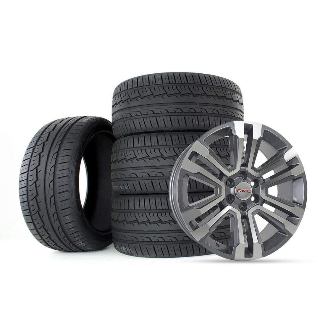 Fits 22" GMC Sierra Yukon Denali Wheels Rims Tires | Chevy Silverado ...