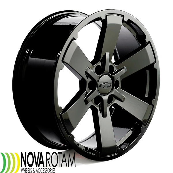 22" Gloss Black Wheels Rims | Fits Chevrolet Silverado 1500 Tahoe ...