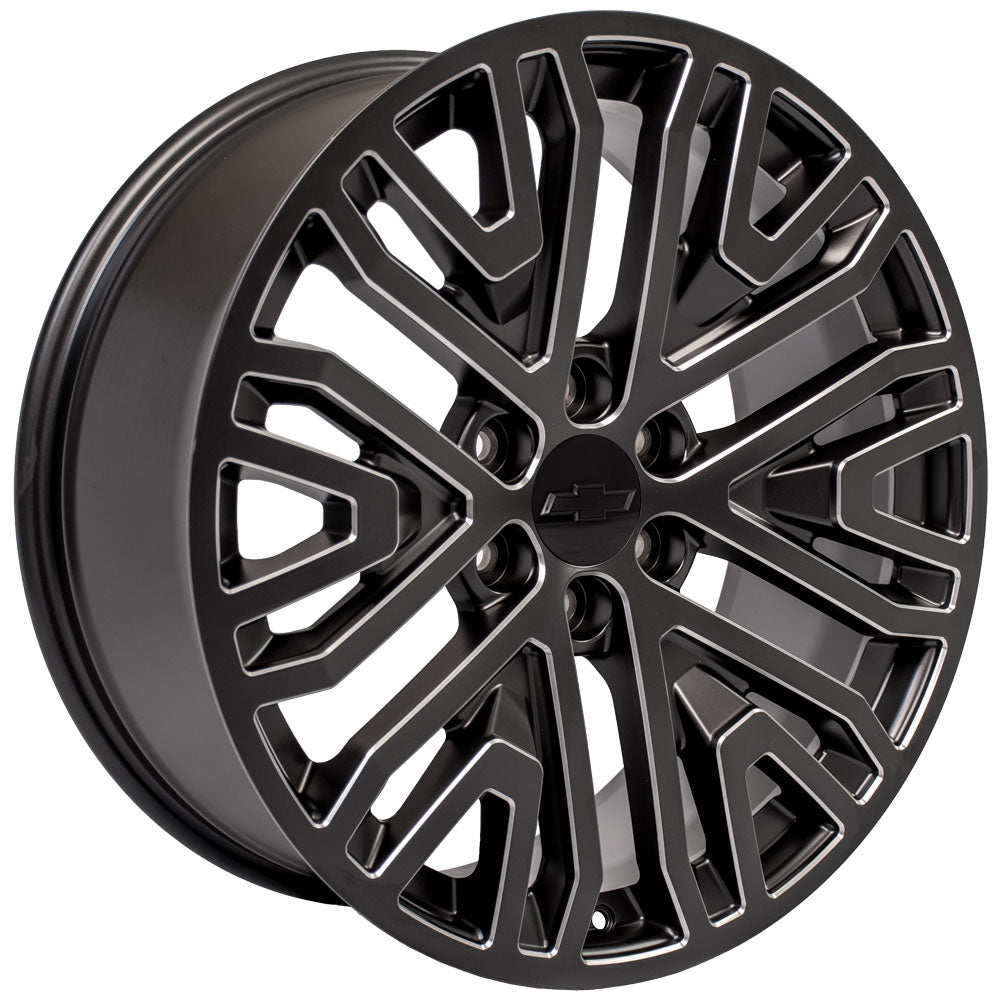 22" Black Wheels Rims 84040799 Tires Fits Chevy Silverado Tahoe ...